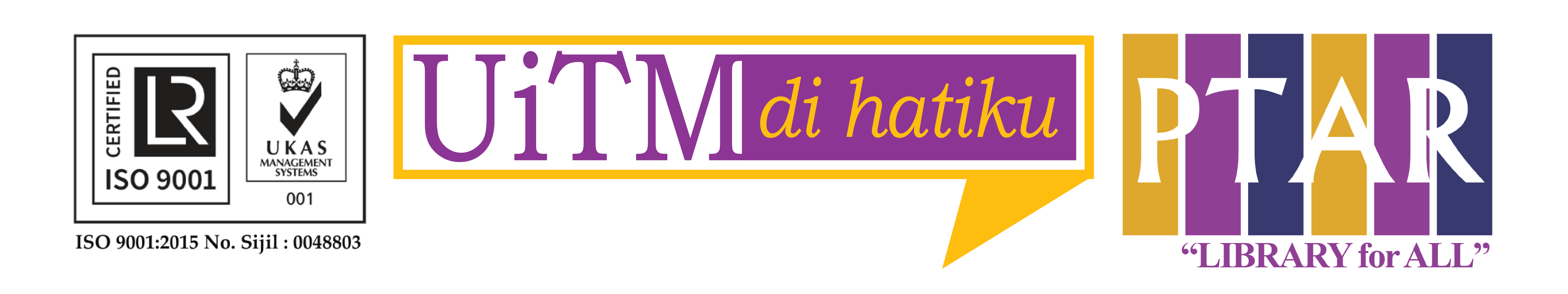 Logo Iso Uitm Di Hatiku Dan Ptar Library For All Ptar Internal Knowledge